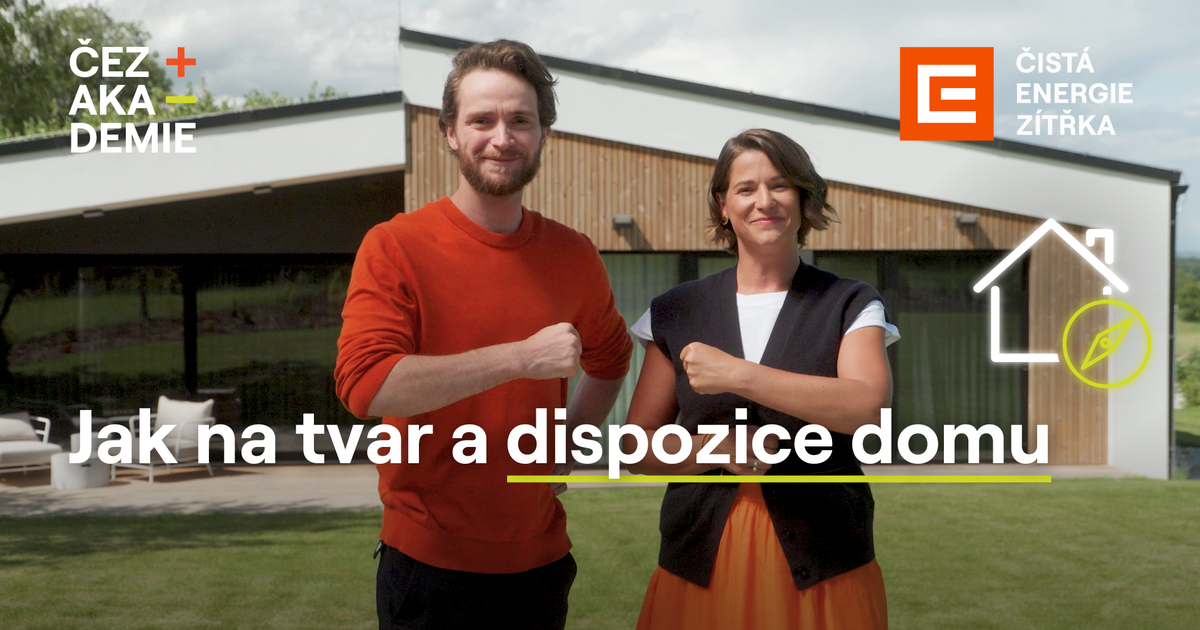 Jak na tvar a dispozice domu | ČEZ Akademie